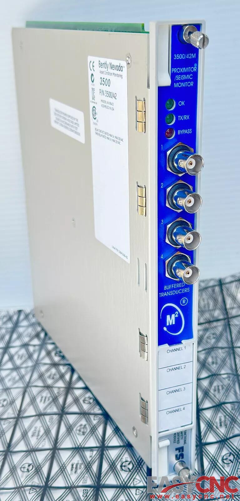 EASYCNC ONLINE SHOPPING 3500/42M 176449-02V Bently Nevada Proximitor/Seismic Monitor Module New