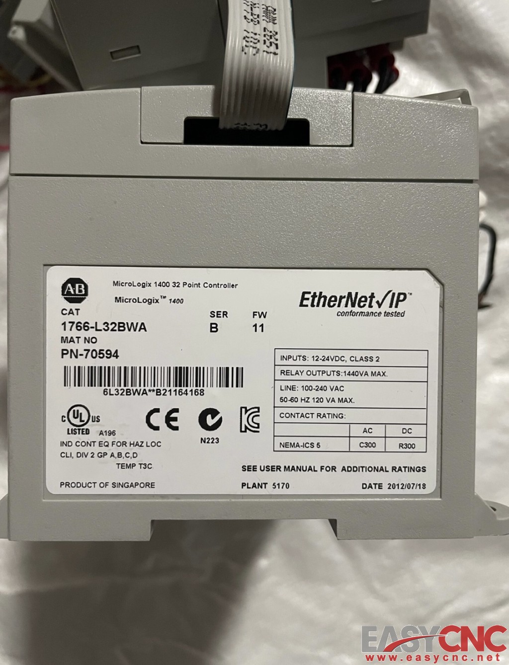 EASYCNC ONLINE SHOPPING 1766-L32BWA Allen-Bradley MicroLogix 1400 32 ...