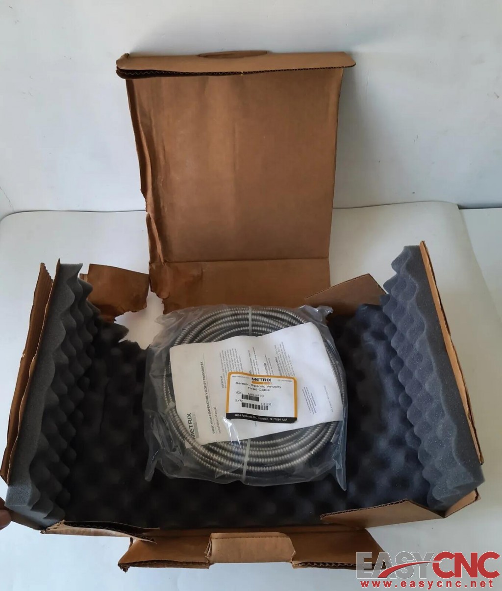 EASYCNC ONLINE SHOPPING 5485C-007-040 METRIX Sensor Seismic Velocity Fixed Cable New