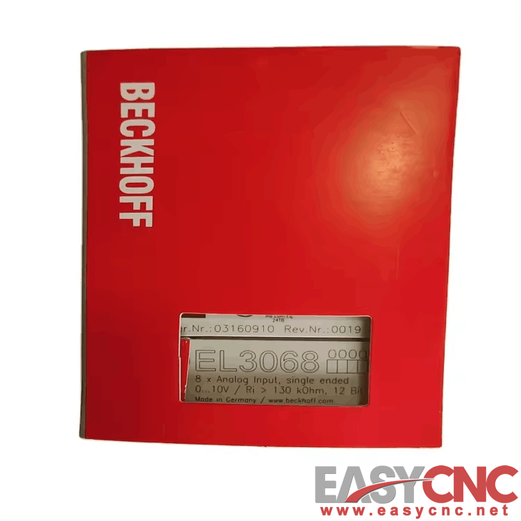 EASYCNC ONLINE SHOPPING EL3068 BECKHOFF EtherCAT Terminal 8-channel Analog Input New And Original