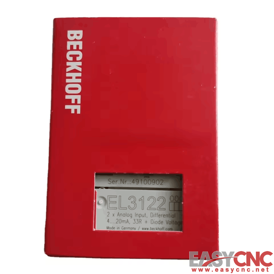 EASYCNC ONLINE SHOPPING EL3122 BECKHOFF EtherCAT Terminal 2-channel Analog Input New And Original