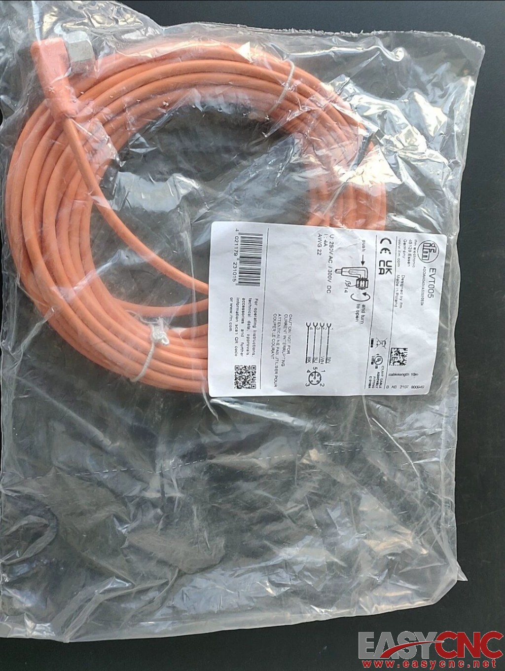 EASYCNC ONLINE SHOPPING EVT005 IFM Cable New
