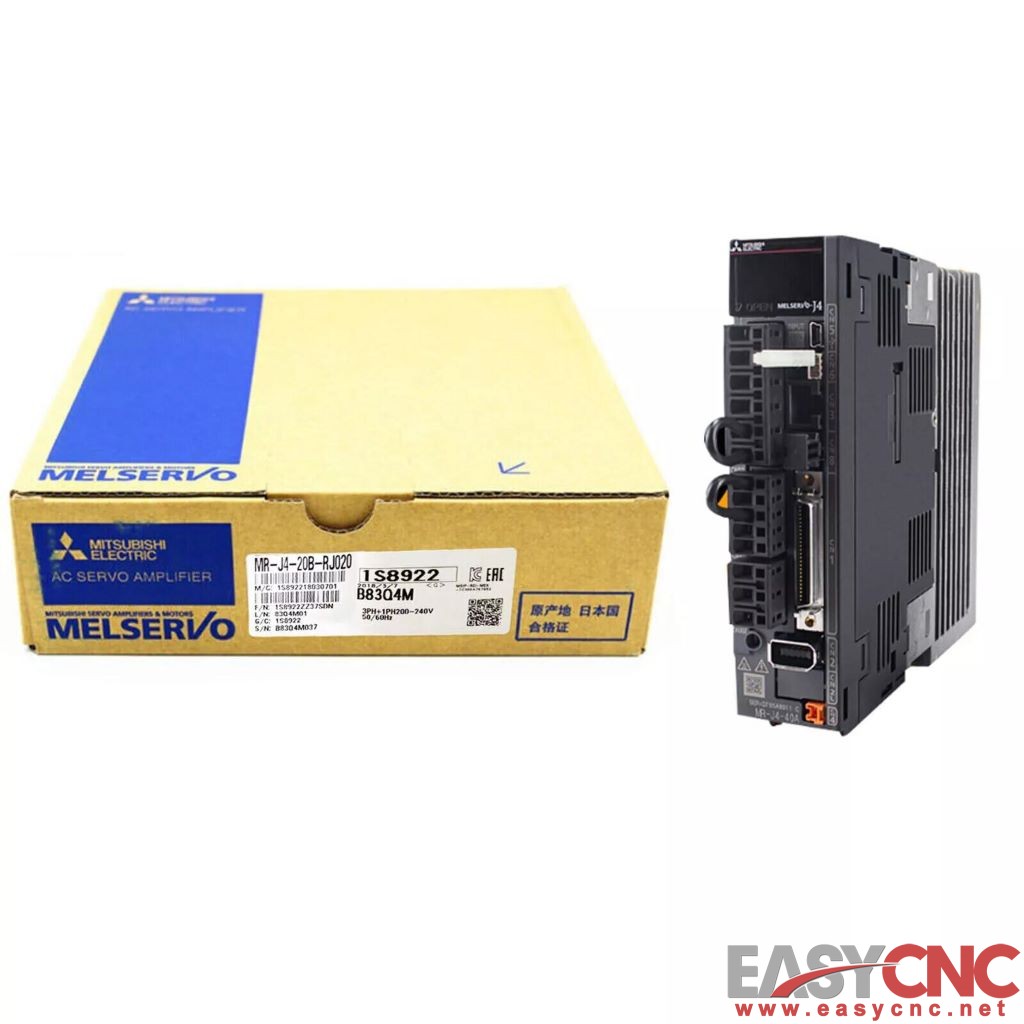 EASYCNC ONLINE SHOPPING MR-J4-20B-RJ020 Mitsubishi Servo Amplifier ...