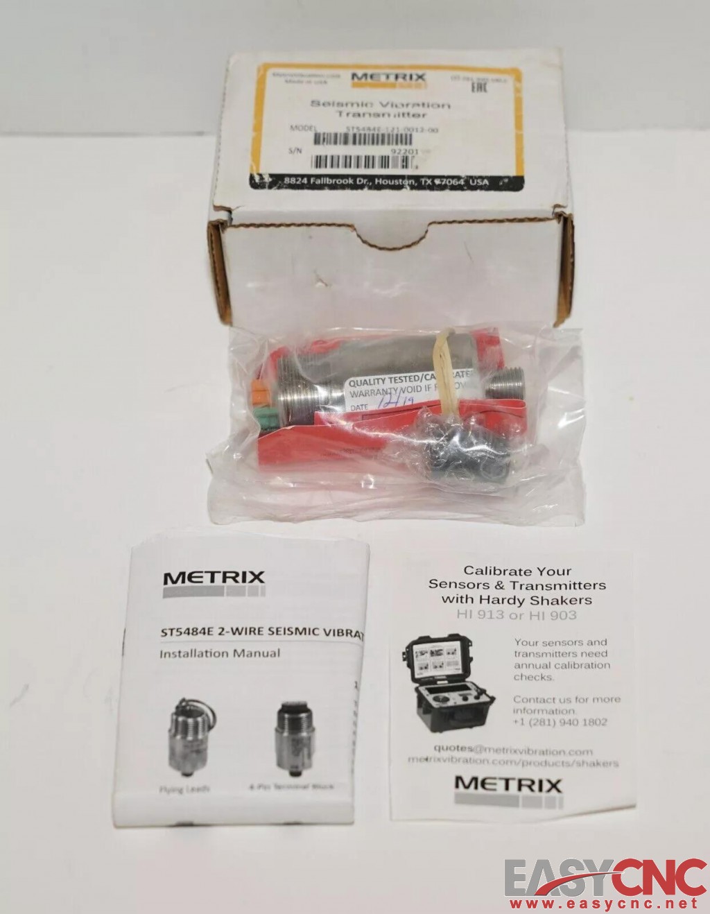 EASYCNC ONLINE SHOPPING ST5484E-121-0012-00 Metrix Seismic Vibration ...