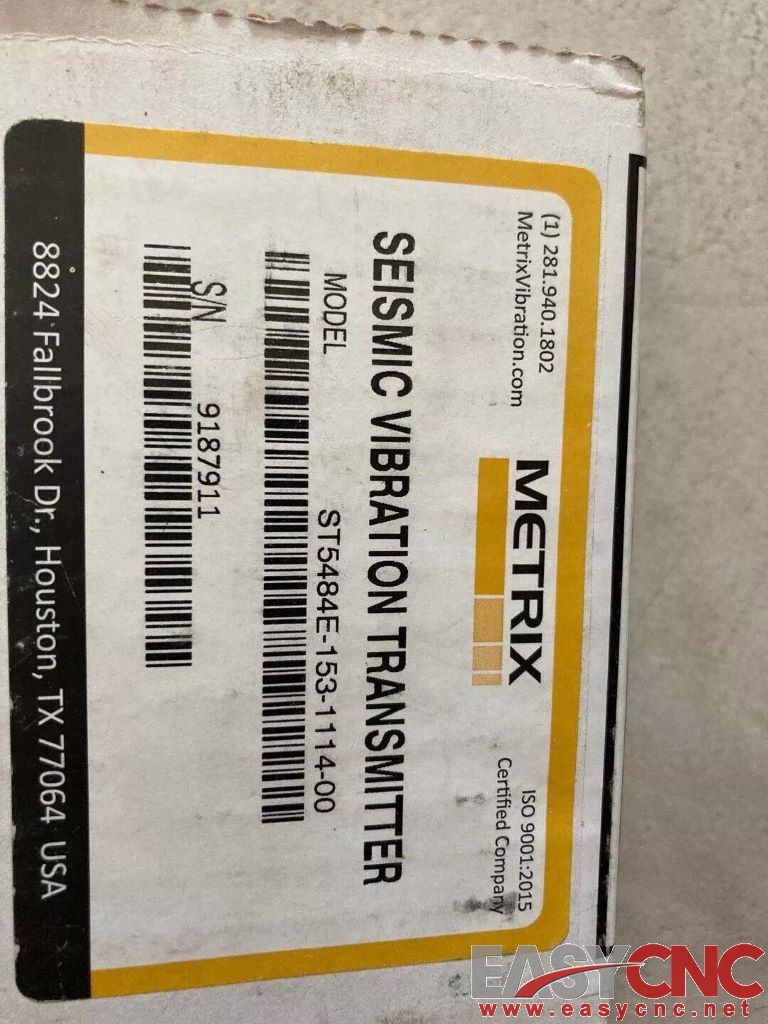 EASYCNC ONLINE SHOPPING ST5484E-153-1114-00 Metrix Seismic Vibration ...